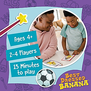 Peaceable Kingdom Best Dressed Banana Cooperative Board Game – Ideal for 2-4 Players Ages 4 and Up