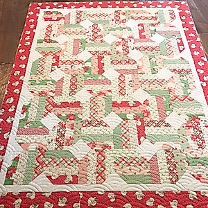 Full Line Stencil - Baptist Fan - Edge to Edge Stencil, Continuous Line Template for Free Motion Quilting, Domestic Machine, Hand Quilting, Long-Arm Quilting (30717)