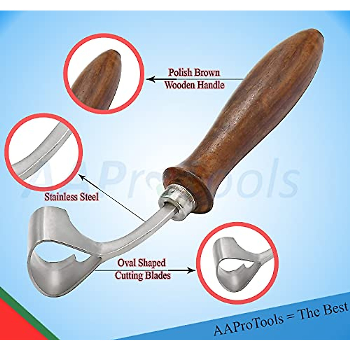 AAProTools Farrier Hoof Knife Swiss Pattern - Farrier Tools
