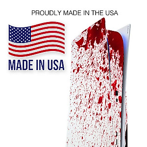 ITS A SKIN Skins Compatible with Sony Playstation 5 Console Disc Edition - Protective Decal Overlay stickers wrap cover - Blood Splatter Dexter
