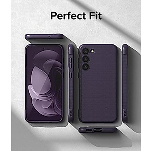 Ringke Onyx [Feels Good in The Hand] Compatible with Samsung Galaxy S23 Plus Case, Anti-Fingerprint Technology Prevents Oily Smudges Non-Slip Enhanced Grip Precise Cutouts for Camera - Deep Purple