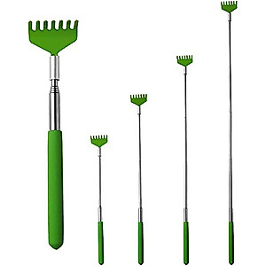 Mini Zen Sand rakes Tool Decoration Garden Sand rake feng Shui Decoration for Home Office 2 Pieces(Yellow + Green)