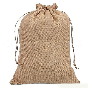 HAKZEON 5 PCS Burlap Bags, 40x24 Inch Burlap Potato Sacks Race Bags for Adults and Kids, Reusable Sturdy Storage Bags for Home and Gardening, Made of 100% Jute, Birthday Party Game Bags
