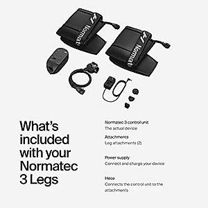 Hyperice Normatec 3 - Recovery System with Patented Dynamic Compression Massage Technology (Normatec 3 Legs)