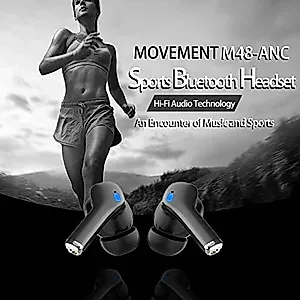 GDJBA Ear Buds Wireless Bluetooth Earbuds 5.3 Bluetooth Headphones with Noise Cancelling Microphone HiFi Sound Quality 60 Hours Listening Waterproof Compatible with iPhone/Android