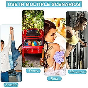 4 Pcs Mesh Shower Caddy 10.2 x 9.8 Inch Quick Dry Shower Bag with Zipper Black Travel Gym Shower Caddy Tote Portable Toiletry and Bath Organizer Mesh Caddy Bag for College Dorm, Beach, Camp, Swim