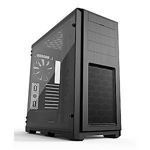 Phanteks (PH-ES614PTG_BK) Enthoo Pro ATX Chassis, Tempered Glass, Intergrated RGB Lighting, Black