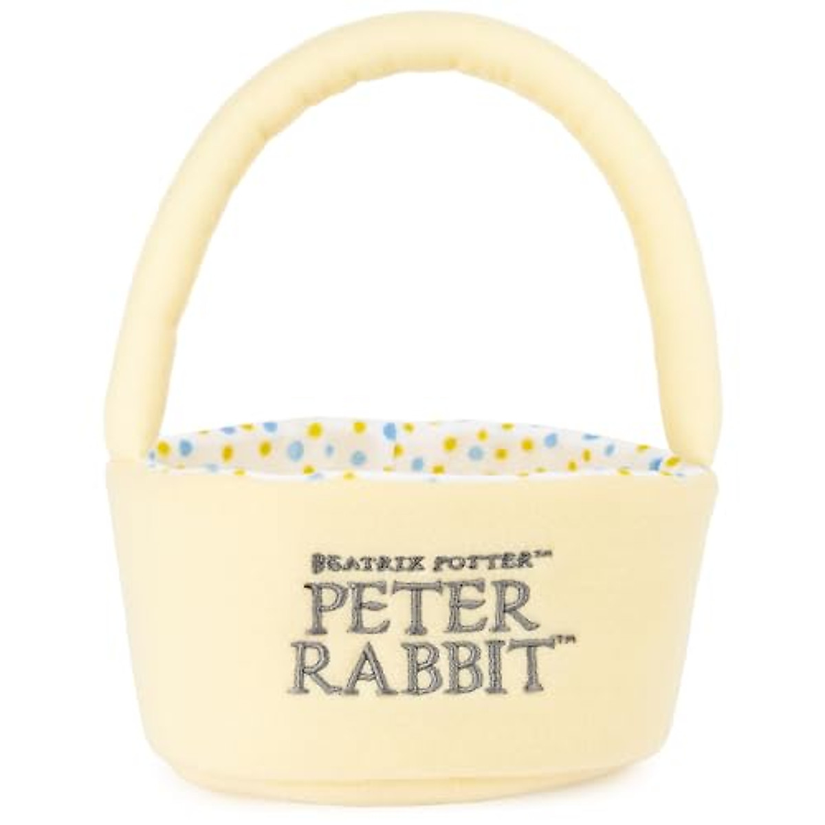 GUND Beatrix Potter Peter Rabbit Easter Basket Sensory Toy Playset, 4-Piece Plush Toy Playset for Ages 1 and Up, 8.5”