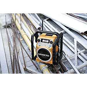 Sangean U4 AM/FM-RBDS/Weather Alert/Bluetooth/Aux-in Ultra Rugged Rechargeable Digital Tuning Radio (Renewed)