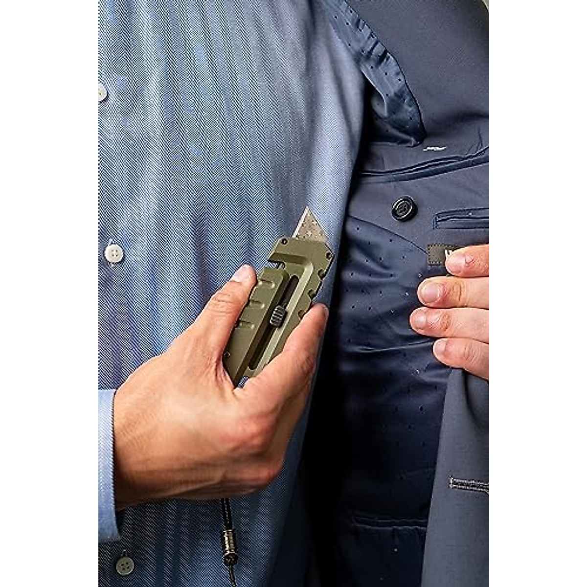 Damascus Utility Blade (1)