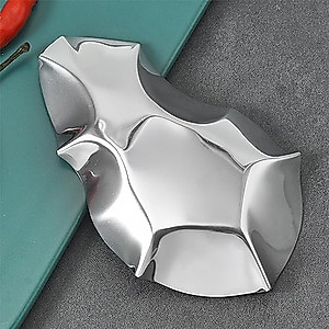 Blavna Stainless Steel Grillable Oyster Shells, Reusable Clam Shells Scallop Shells, Large Oyster Grilling Shell Pan for Baking Oyster, Clam, Scallop, Shrimp, Crab Cakes, Eggs, Appetizers, Seafood