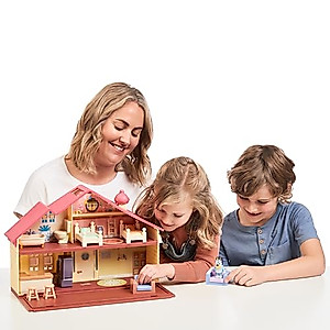 Bluey Family Home Playset with 2.5" poseable Figure, Multicolor (13024)
