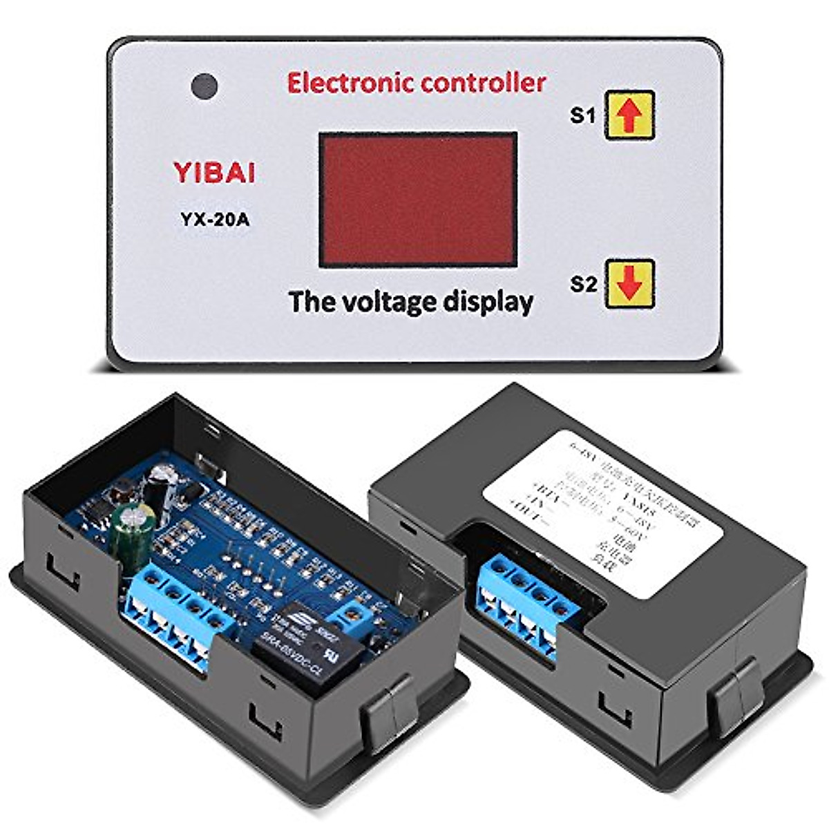 6-48V Battery Charge Controller Under Voltage Control Over Discharge Protection Board for Lead Acid Battery Lithium Battery