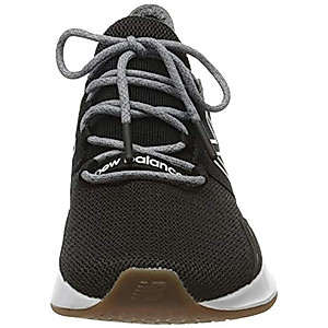 New Balance Women's Fresh Foam Roav V1 Sneaker, Black/Light Aluminum, 8