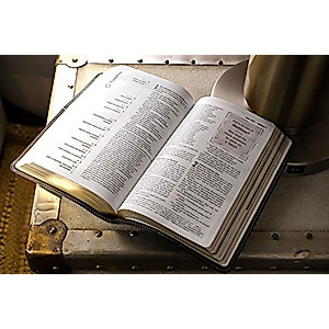 Every Man's Bible: New Living Translation, Large Print, TuTone (LeatherLike, Brown/Tan) – Study Bible for Men with Study Notes, Book Introductions, and 44 Charts