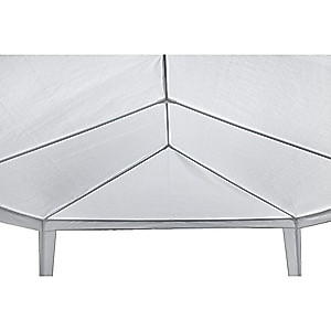 Smartxchoices 10' x 20' Outdoor White Waterproof Gazebo Canopy Tent with Removable Sidewalls Windows Heavy Duty Tent for Party Wedding Events Beach BBQ…