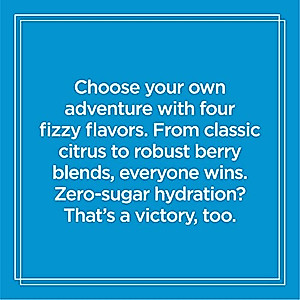 Sparkling Ice Blue Variety Pack, Flavored Sparkling Water, Zero Sugar, with Vitamins and Antioxidants, 17 fl oz, 12 count (Classic Lemonade, Strawberry Watermelon, Grape Raspberry, Lemon Lime)