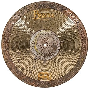 Meinl Cymbals Byzance 21" Jazz Nuance Ride with Rivets, Ralph Peterson Signature — Made in Turkey — Hand Hammered B20 Bronze, 2-Year Warranty, B21NUR, inch