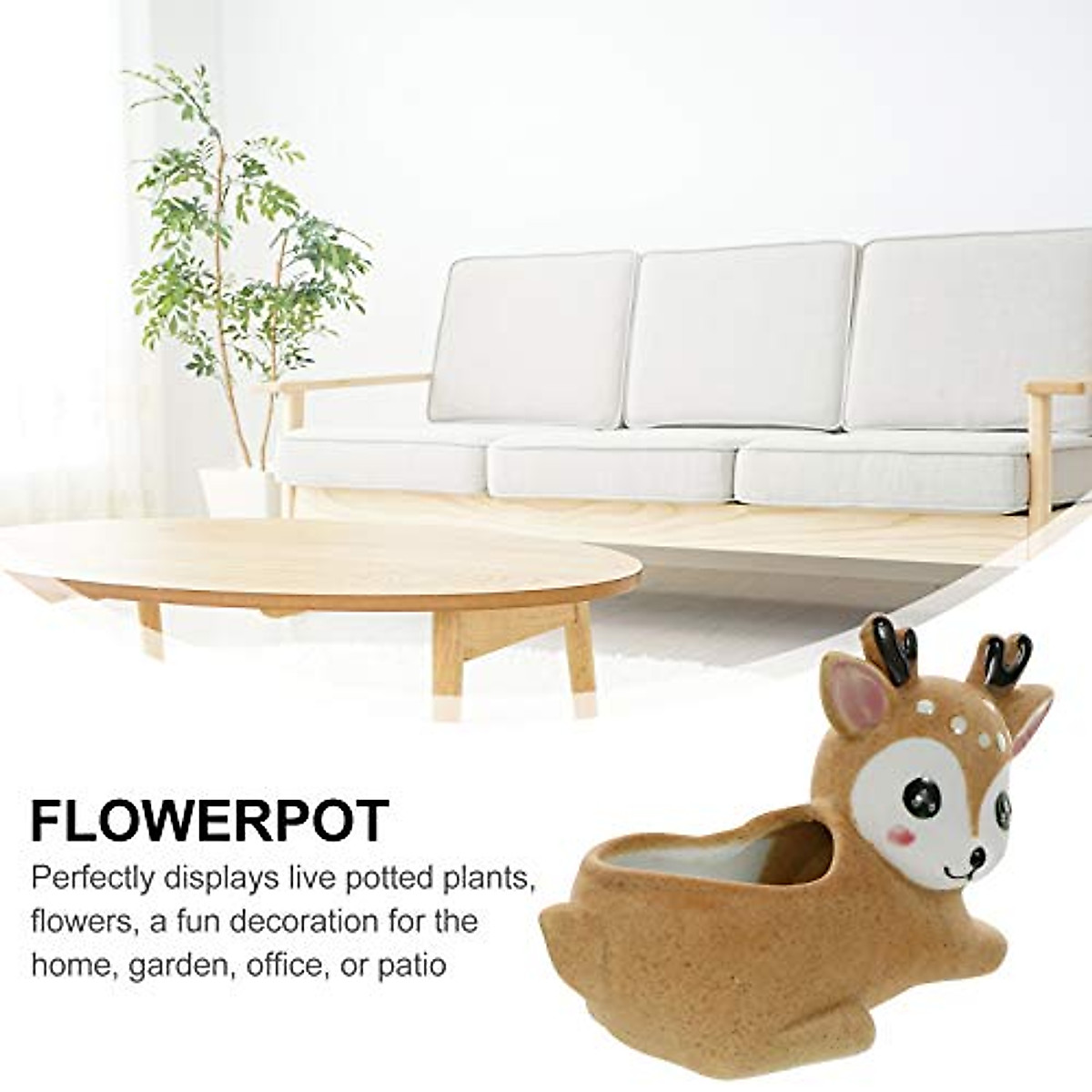 Cabilock Succulent Planter Succulent Pots Ceramics Plant Flowers Animal Planter Pots