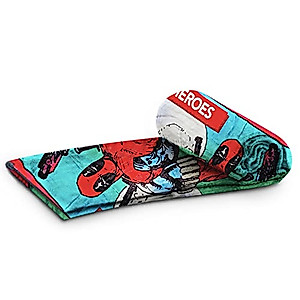 Marvel Deadpool Fleece Throw Blanket| Measures 60 x 45 Inches