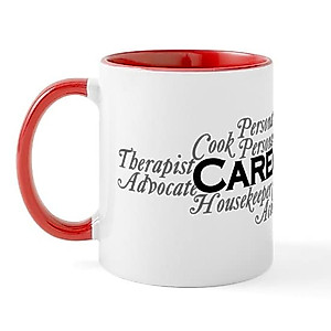 CafePress Caregiver Mug Ceramic Coffee Mug, Tea Cup 11 oz