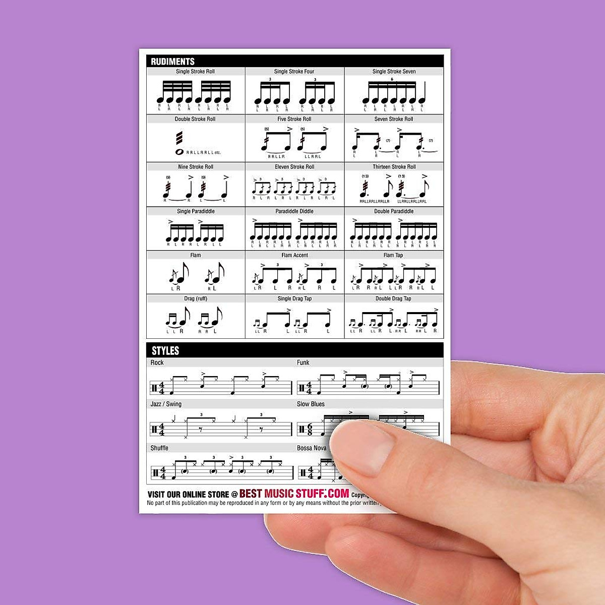 Small Drums Cheatsheet