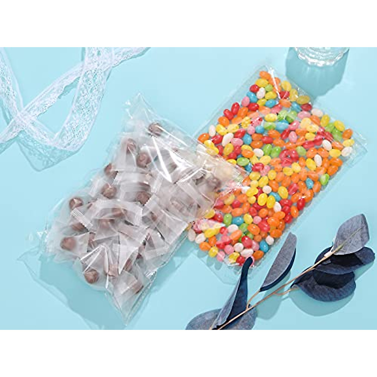 6” x 9” Resealable Cellophane Bags 500 pcs, Self Sealing Clear Bags for Packaging Products Self-adhesive Cello Bags for Jewelry, Cards, Photos, Envelopes, Gifts, Bakery, Candies, Candles, and Products, 500 ct in Bulk
