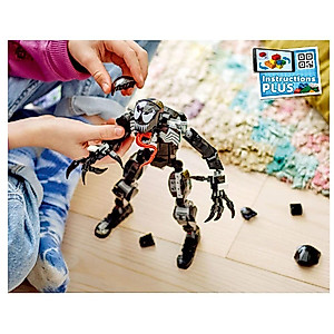 LEGO Marvel Venom Figure, 76230 Fully Articulated Super Villain Action Toy, Spider-Man Universe Collectible Set, Alien Toys for Boys and Girls