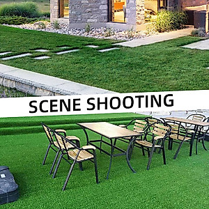 Artificial Grass Turf Tile, Interlocking Grass Rug, 1*1FT, 1.5 Inches Grass Turf Tiles for Outdoor Balcony,Patio,Garden Potty-Pads ,and Indoor Flooring Decor etc （8 Pack）