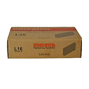 Senco L Series 18 Gauge Narrow 1/4 Inch Crown Staples - 5/8 Inch Legth (5,000/Box) Similar to Senco L10