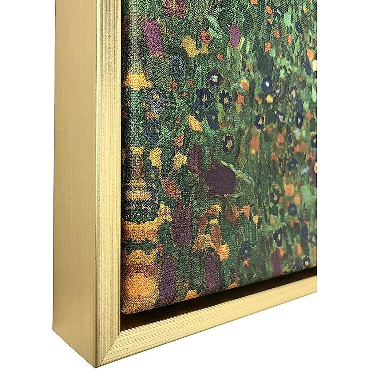 Large Abstract Luxury Entrance Painting Wall Art Picture Modern Golden Tree Deer Posters for Living Room Home Decoration 95x190cm/37x75inch With Golden Framed Ready to Hang