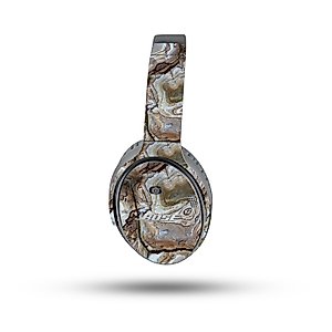 MightySkins Skin Compatible with Bose QuietComfort 35 II Headphones - Brown Marble | Protective, Durable, and Unique Vinyl Decal wrap Cover | Easy to Apply, Remove, and Change Styles