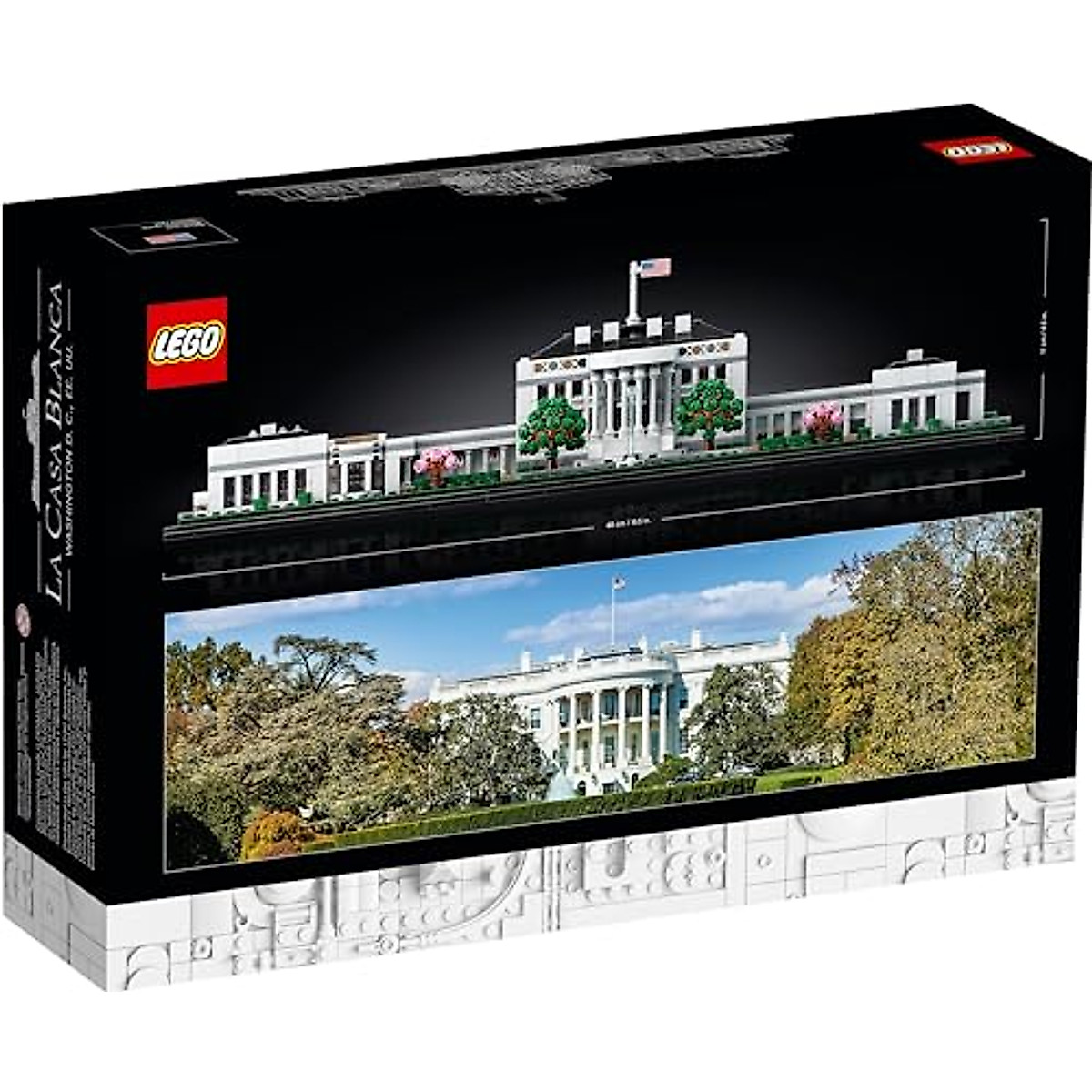 LEGO Architecture Collection: The White House 21054 - Model Building Kit, Creative Set for Adults and Teens, Energizing DIY Project, Iconic Presidential Office, Great Collectible Gift for Father's Day