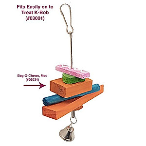 Ware Manufacturing Pine Wood Bag-O-Chews Small Pet Treat, Medium - Pack of 8