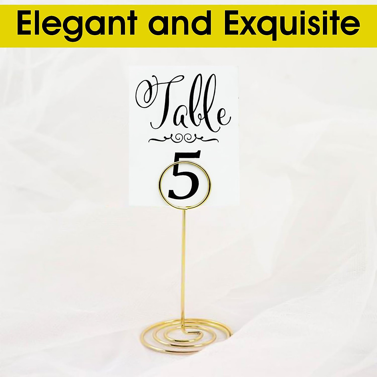 1 to 20 Table Numbers with Holders Base for Wedding Banquet Party Table Home Birthday DecorationPlace Card Holders