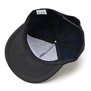 REINDEAR Royal King Crown Baseball Cap Hip-hop Snapback Hat (Navy)