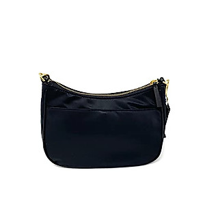 Tory Burch Nylon Web Mini Hobo in Black