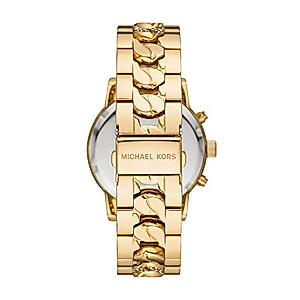 Michael Kors Women's Ritz Gold-Tone Stainless Steel Chain Bracelet Watch (Model: MK6937)
