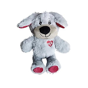 HonourHope Dog Heartbeat Toy for Anxiety Relief, Dog Soft Plush Toy Pet Calming Puppy Behavioral Training Aid Toy Pet Companion Pillow for Puppy Dog Cat Kitty Pets - Bear Box