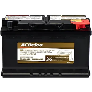 ACDelco Gold 94RAGMHR 36 Month Warranty High Reserve AGM BCI Group 94R Battery