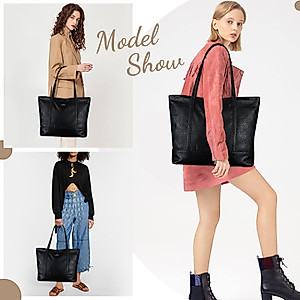 Tote Hobo Shoulder Bag for Women Casual Fashion Satchel Shopping Vegan Leather Purses and Handbags with matching wallet set…