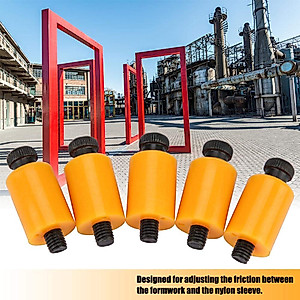 5PC Nylon Lock Socket Head Screws Shoulder Screw Bolt Kit New - (Size: M10) SCRW-026849