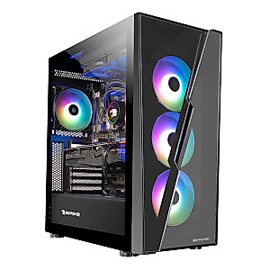 iBUYPOWER Pro Gaming PC Computer Desktop SlateHakoI7N3601 (Intel i7 12700KF 3.6GHz, GeForce RTX 3060 8GB, 16 GB DDR4 RAM, 1TB NVMe SSD, WiFi Ready, Windows 11 Home)
