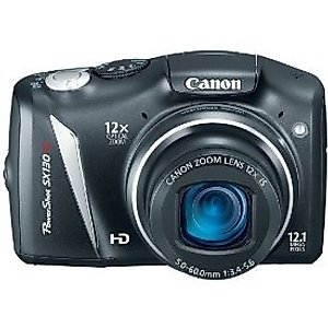 Canon PowerShot SX130IS 12.1 MP Digital Camera with 12x Wide Angle Optical Image Stabilized Zoom with 3.0-Inch LCD (OLD MODEL)