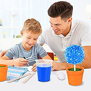 Crystal Flower Growing Science Kit,Easter Gifts for Kids Ages 6-12, STEM Projects Experiments Toys & Crafts Gifts for Girls Boys 7 8 9 10 11 Years Old