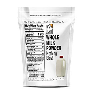 It's Just - Whole Milk Powder, Real Dried Milk, Just Add Water, 32oz