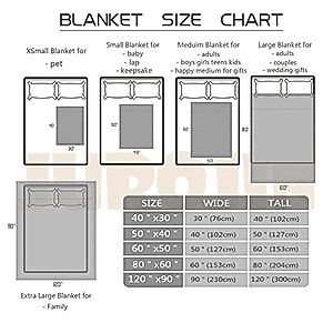 to My Cousin Custom Blanket with Photo Fleece Personalized Best Gift Throw Blankets Picture and Text Soft Flannel Bed for Kid Family Friend 30"x40"