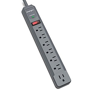 Kensington Guardian 7-Outlet, 6-Foot Cord, & 540 Joules Premium Surge Protector (K38217NA)