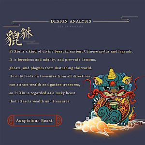 Feng Shui Black Obsidian Wealth Bracelet Necklace Pi Xiu Set for Women Men, Good Luck Necklace Feng Shui Bracelet