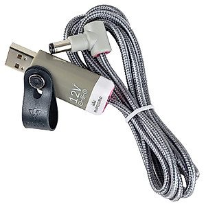 myVolts Ripcord USB to 12V DC Power Cable Compatible with The Yamaha reface YC Synth